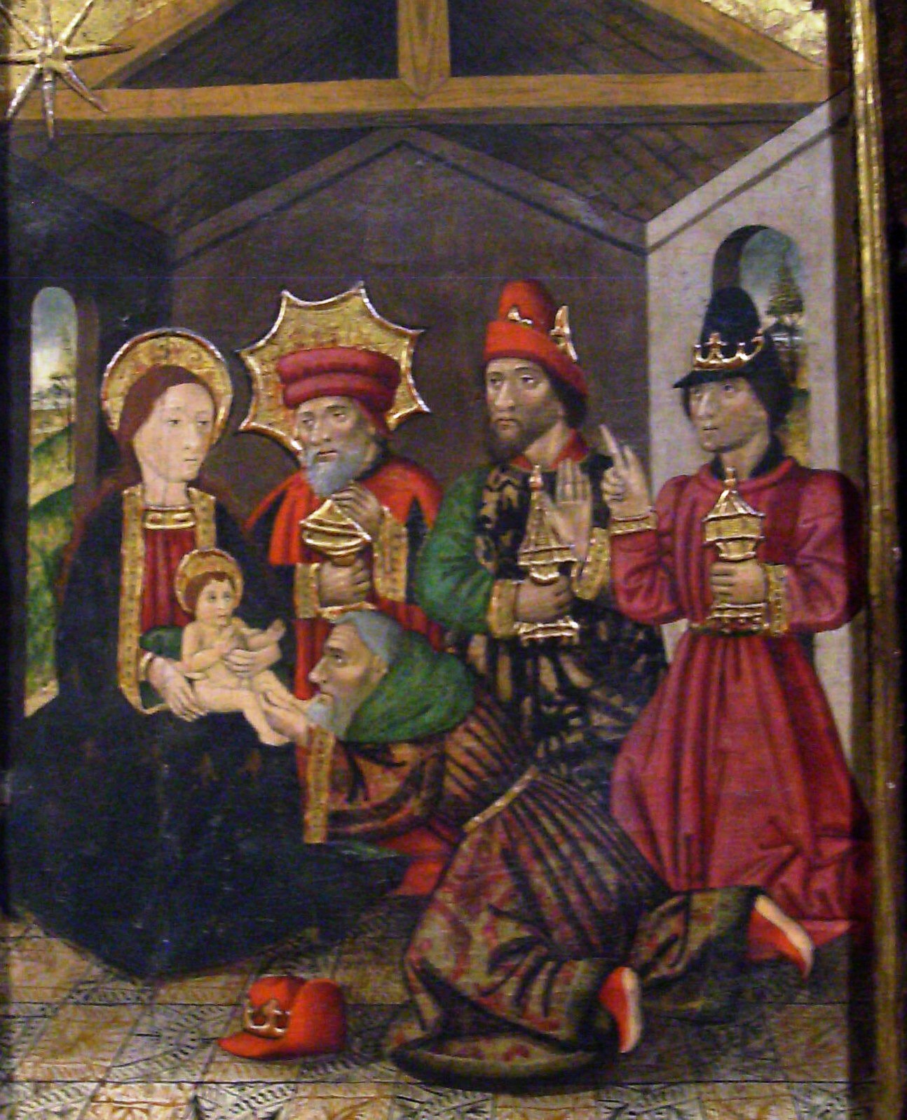 The Squishy Jesus Taxonomy: Virgin and Child Enthroned with Scenes from ...