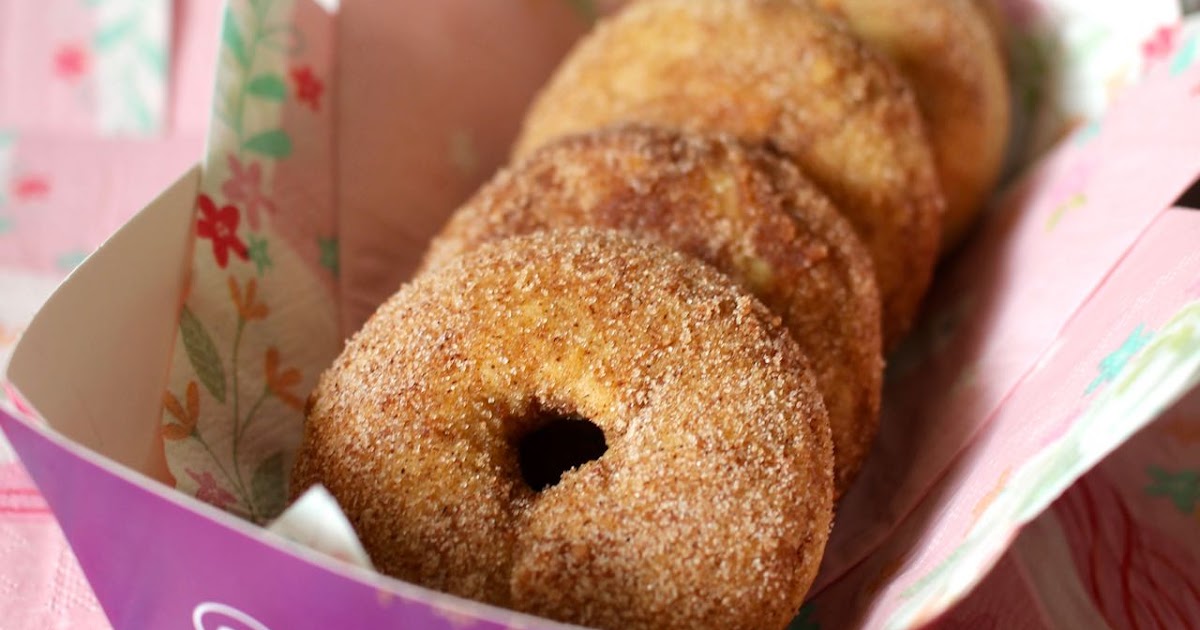 Green Gourmet Giraffe: Baked doughnuts with baking powder (vegan) and a ...