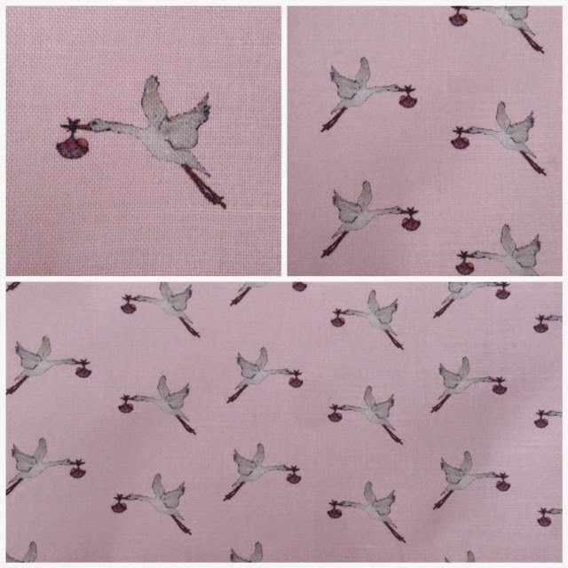 Flohr & Co.: Our Stork Fabric is Pretty in Pink!