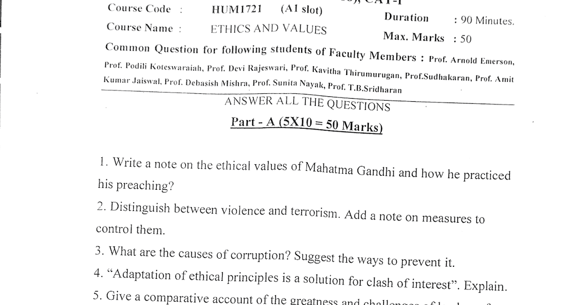 vit cat fat question papers