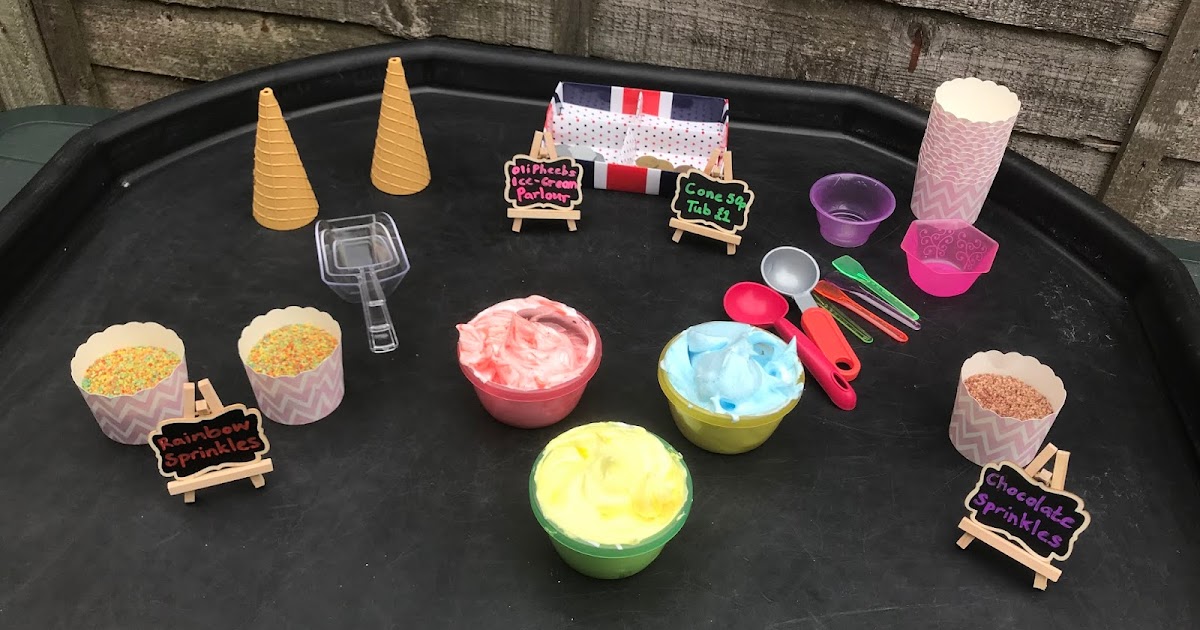Ice Cream Parlour Tuff tray