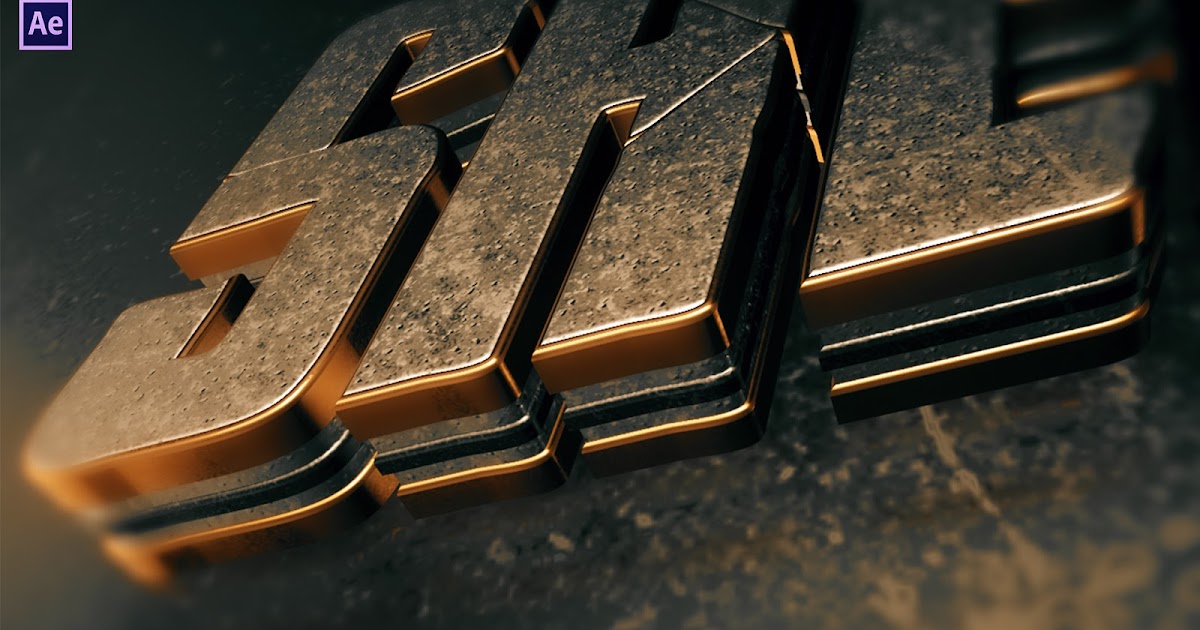 Epic 3D Text Animation in After Effects Tutorial | Element 3D
