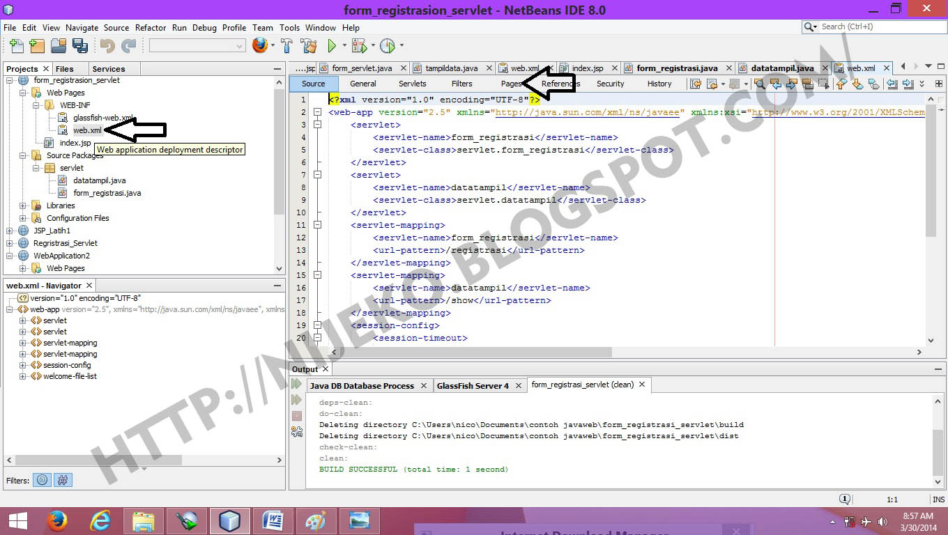 Contoh Java Web Program Servlet Membuat Form Registrasi Nijekoblog