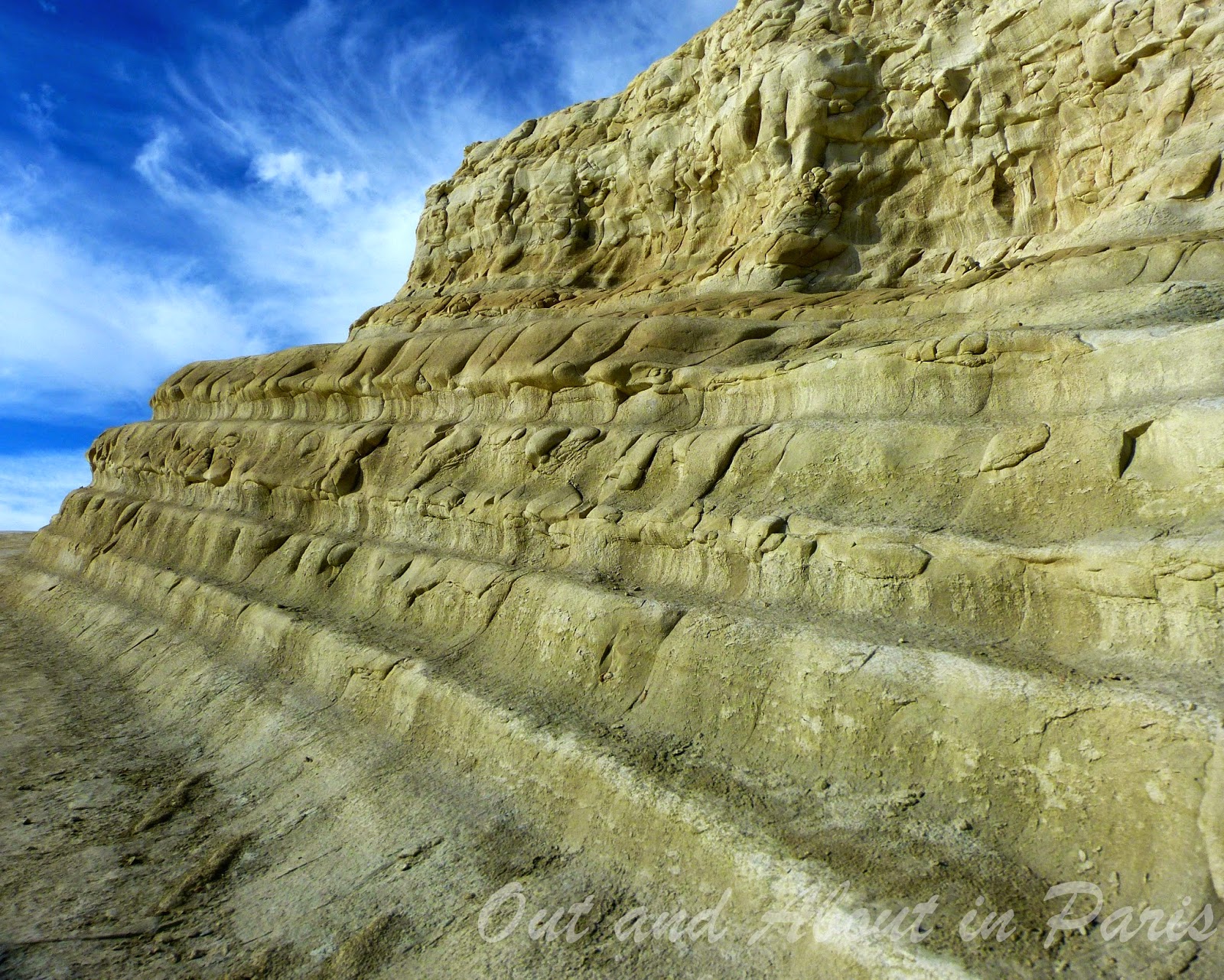 The white cliffs of La Scala dei Turchi (Stair of the Turks) and ...