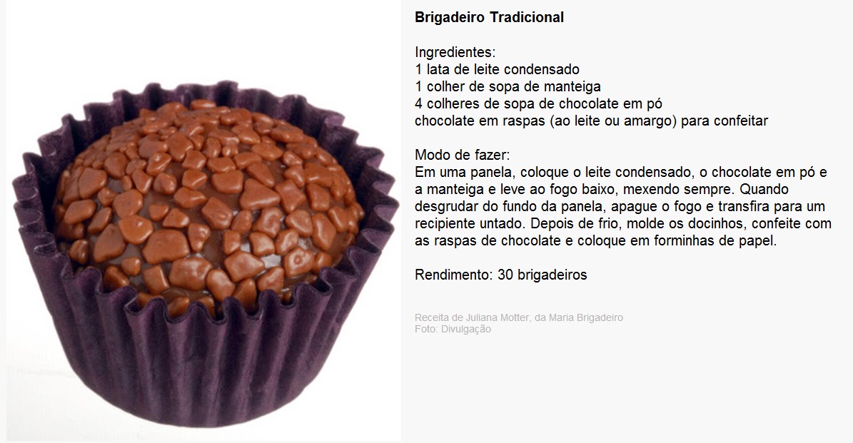 Janaína Rocha - Confeitaria: Receitas de Brigadeiro Tradicional e ...