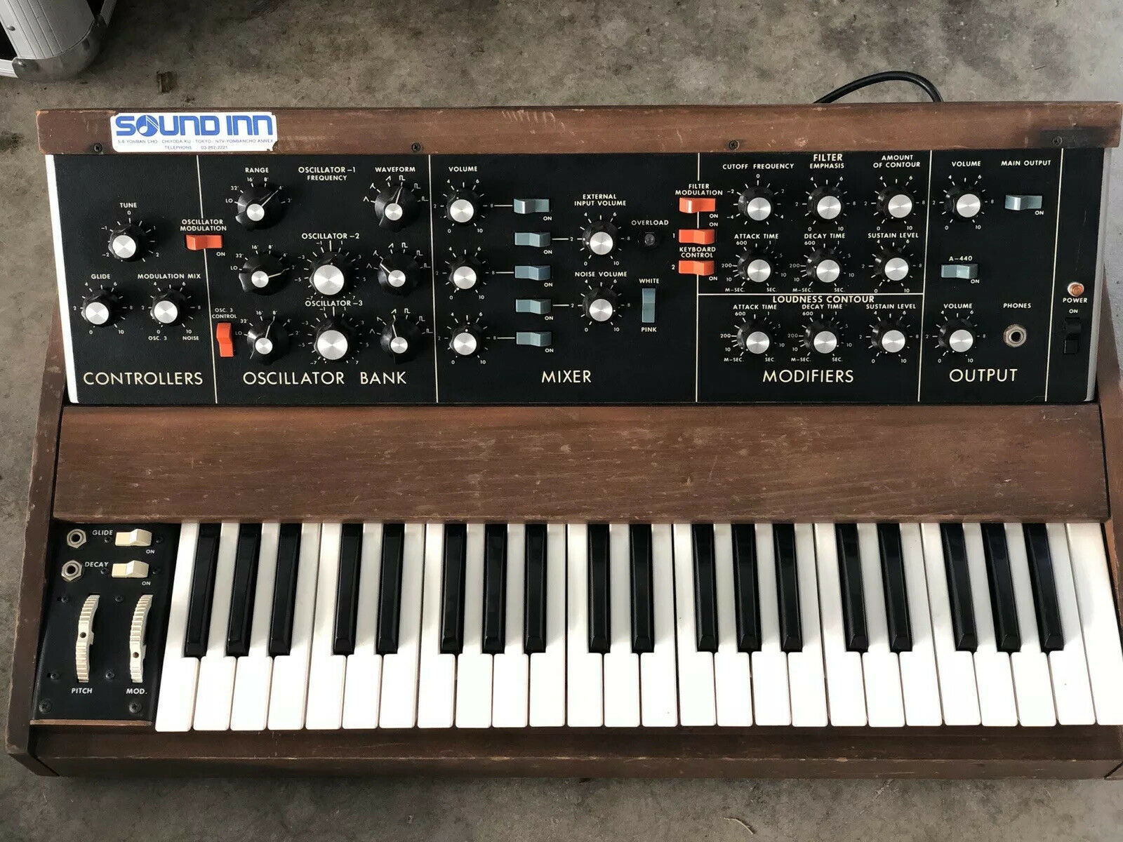 MATRIXSYNTH: Vintage MOOG Minimoog Model D Synthesizer With MIDI