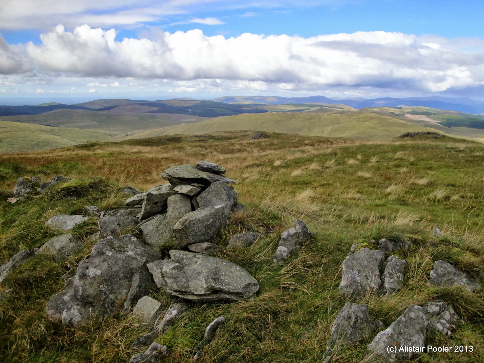 Alistair's Walks: A Round of the Pumlumon Hills in Mid Wales