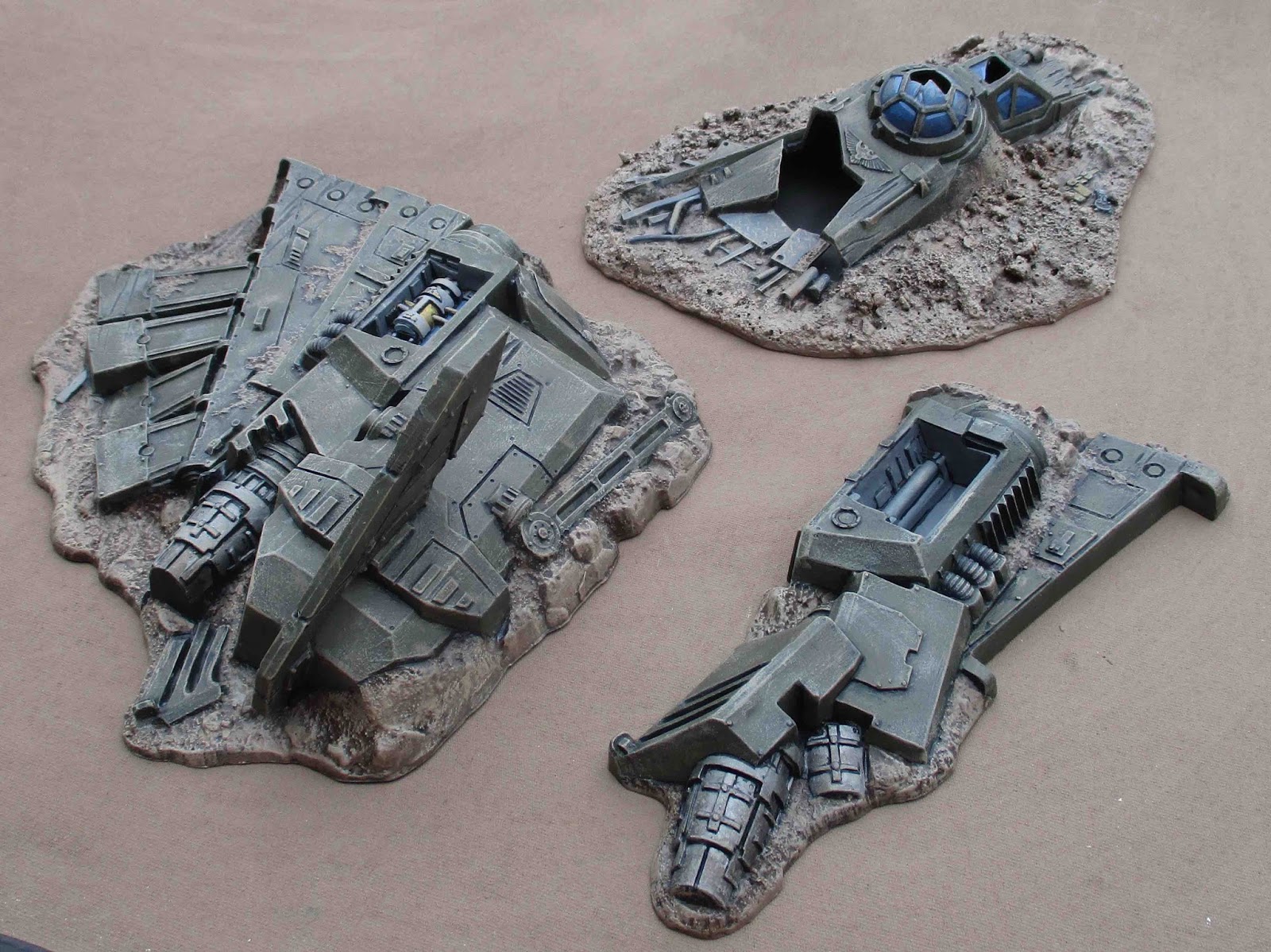 Tim's Miniature Wargaming Blog: Crashed Aquila Lander and Space Hulk ...