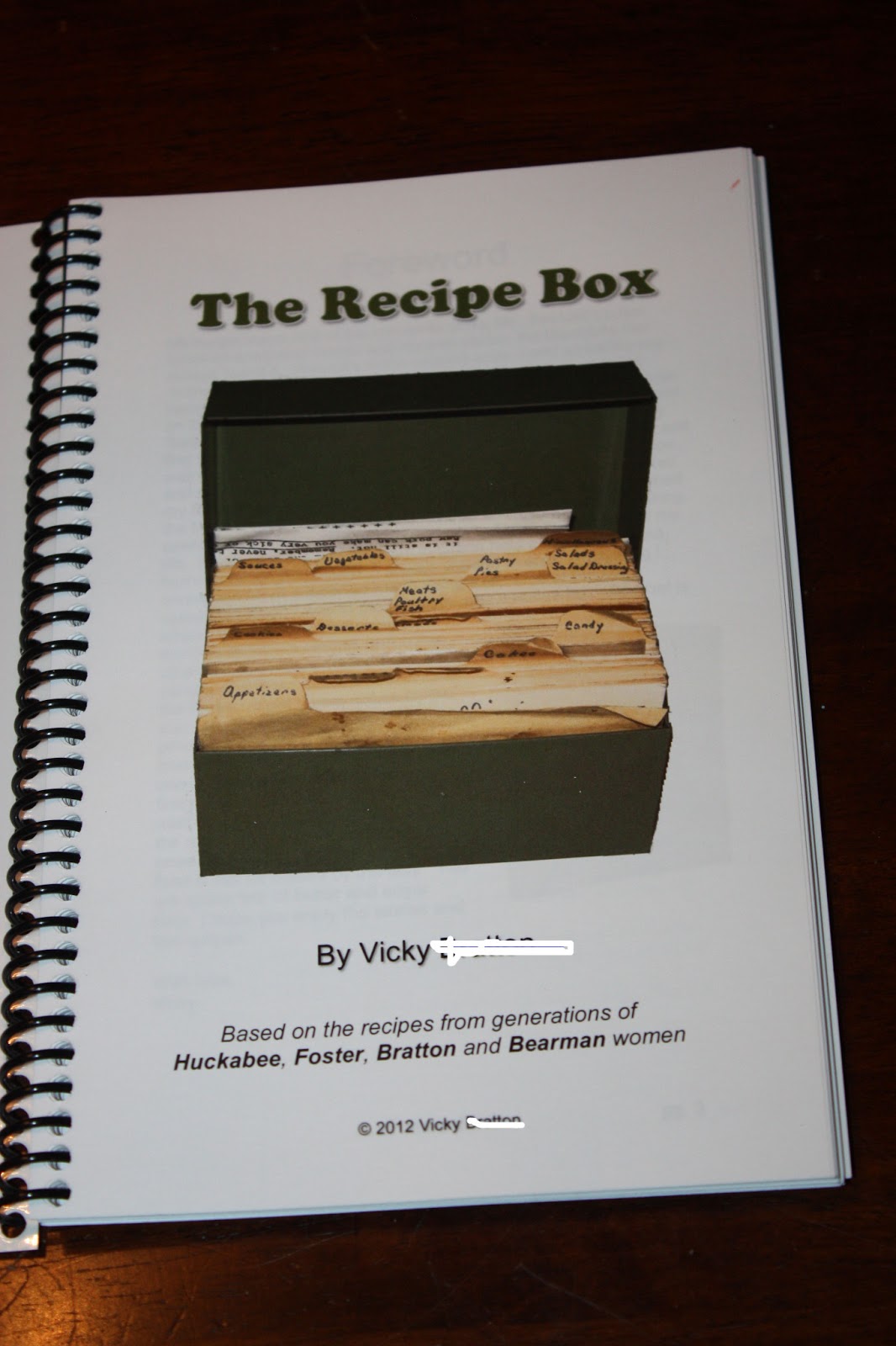 Christy Robbins: Family Recipe Book