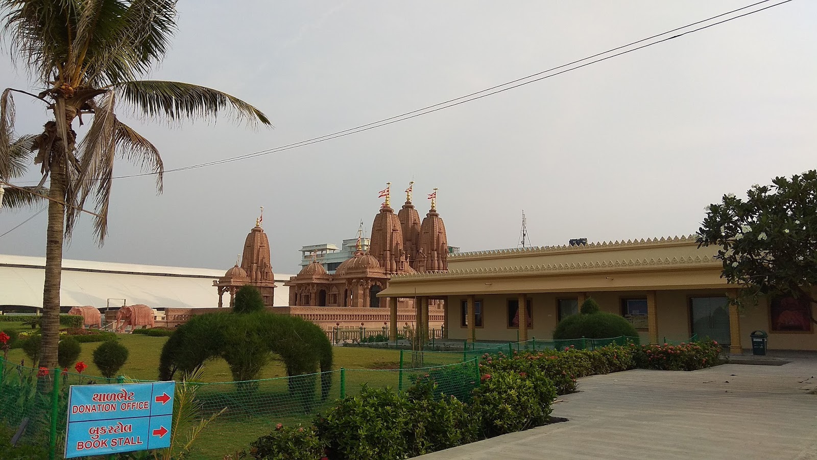 BAPS Swaminarayan Temple Tithal Beach in Tithal near Valsad Gujarat India