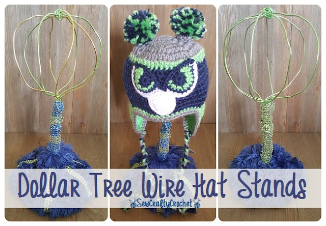Wire Hat Stands - Sew Crafty Crochet