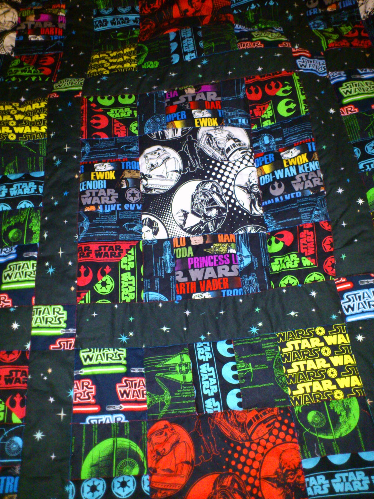 Sewmageddon: Star Wars Quilt - Complete!