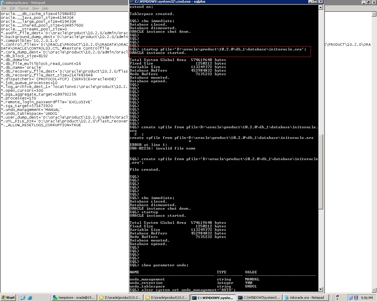 Saugat Chatterjee's Oracle DBA blogs