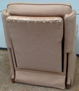Nicole Wood Interiors: Vintage Button-Back Recliner!!! $450