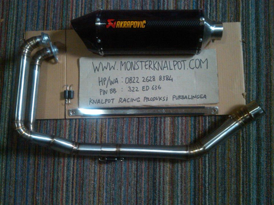 Knalpot Akrapovic Carbon Full System Untuk Ninja 250 Fi | Jual Knalpot ...