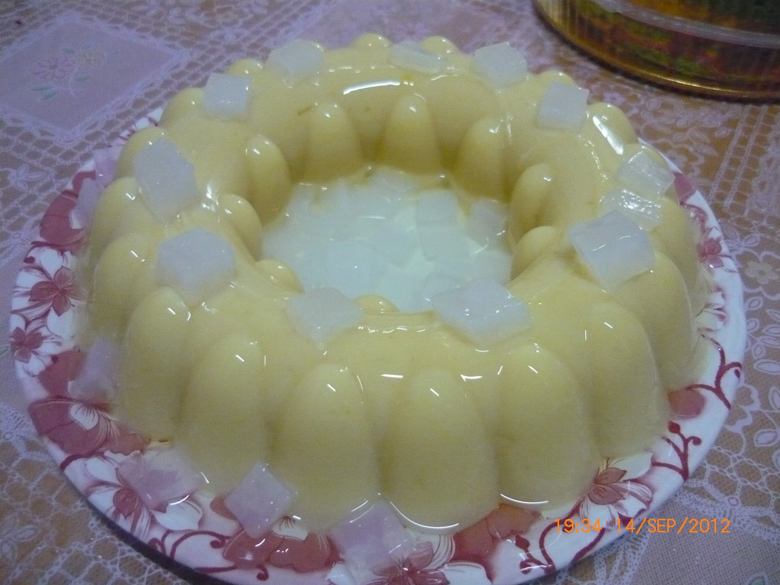 "Sentuhan RasaKasihMama": pudding nata de coco coconut...nyummmmmm2
