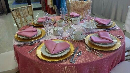 Grand Rental Station Fairview Heights IL: Rose Crush Table