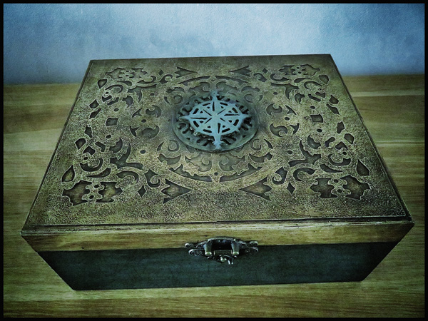 My Artful Muse: Discover the Journey- an altered box using DecoArt ...