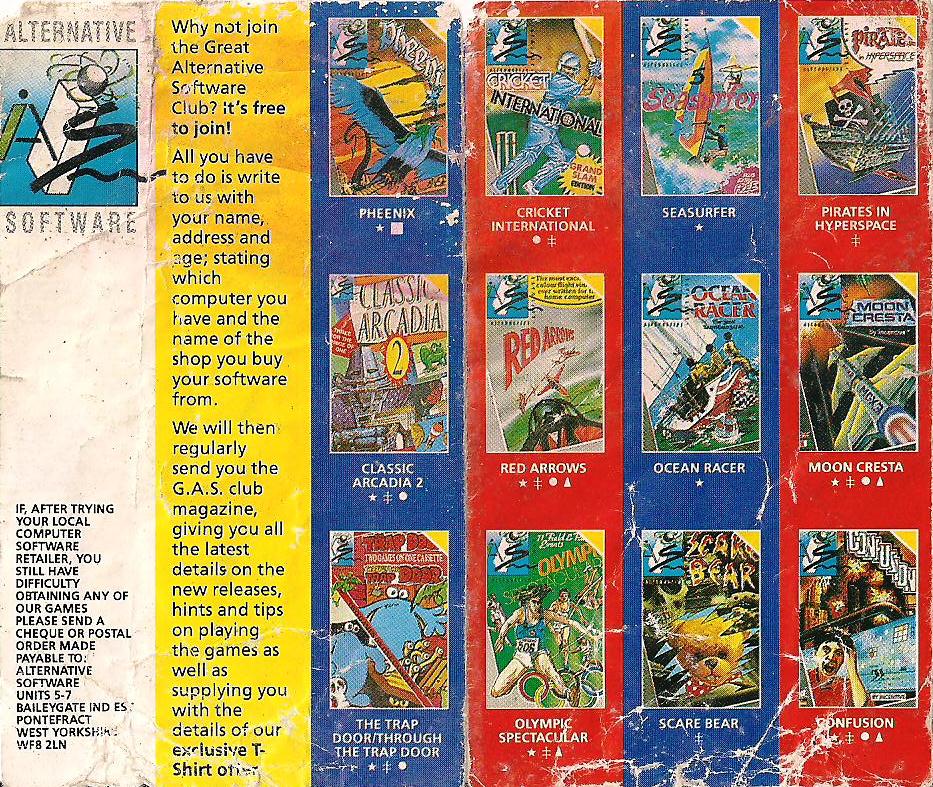 On the End of a Quill: Alternative Software catalogue from the early 90s