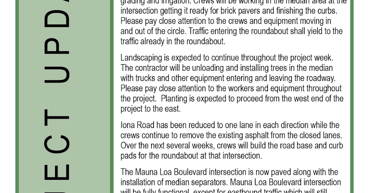 Bee Ridge Update - median landscaping and more