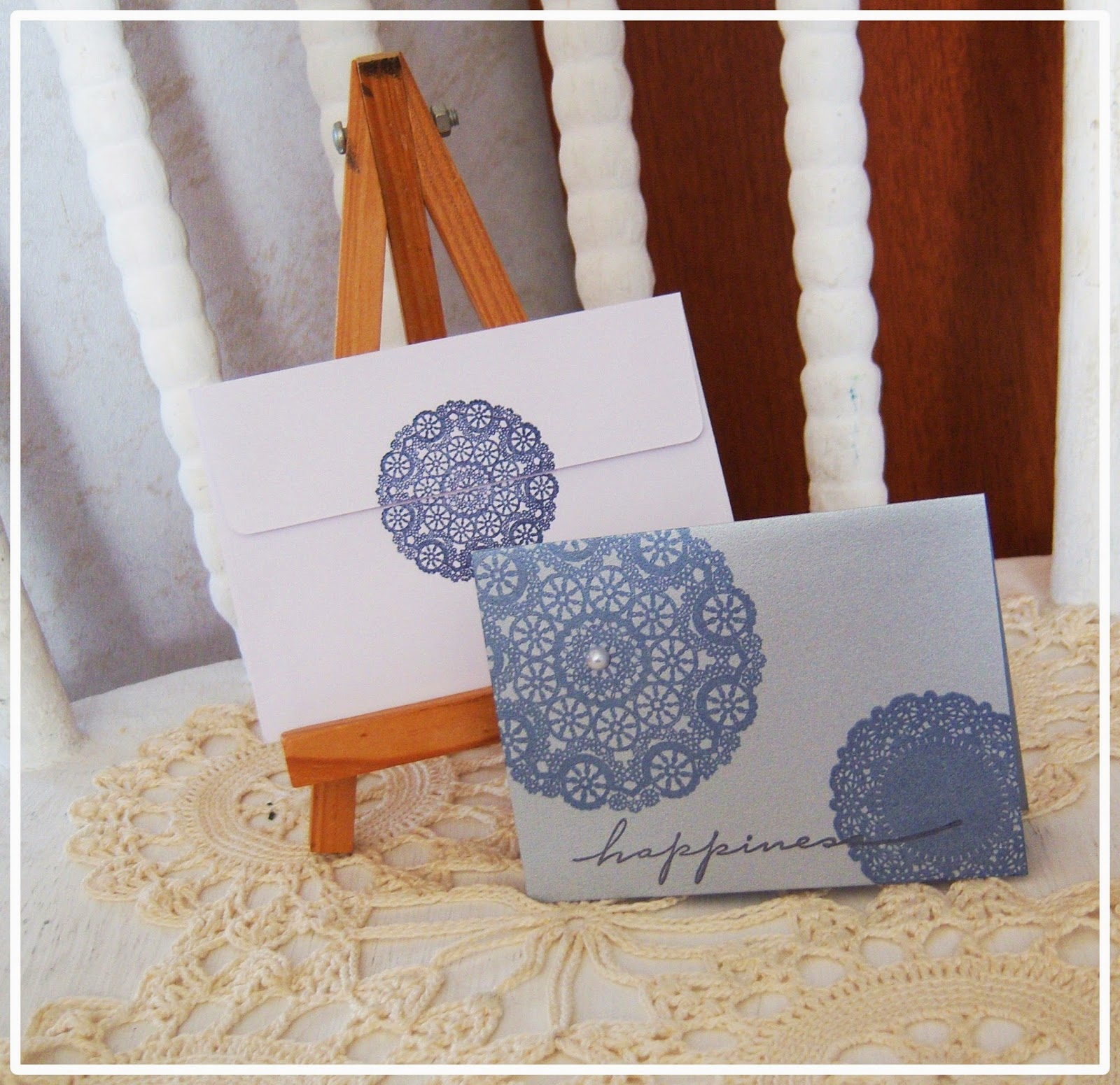 Shoregirl's Creations: Doily Cards