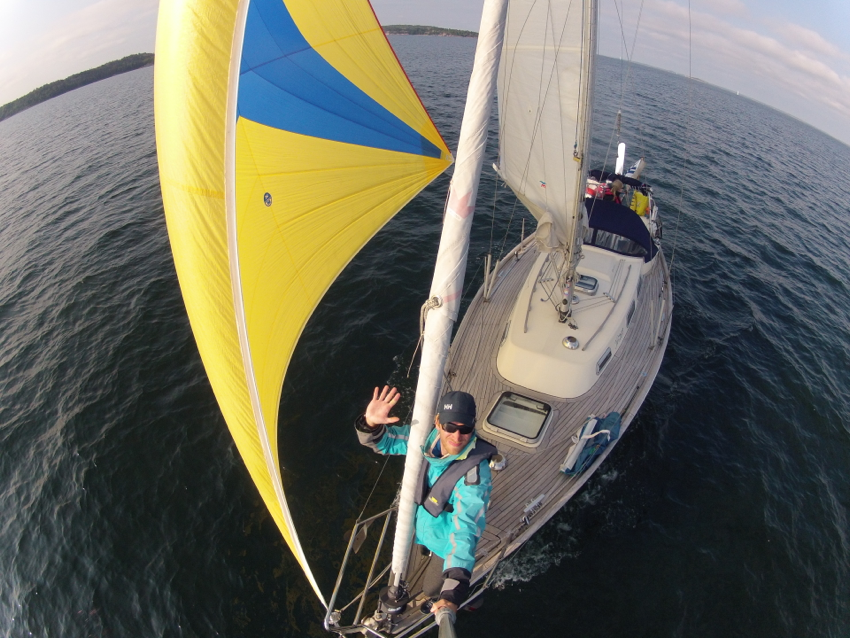 Sailing photography with the GoPro camera - S/Y Dolphin Dance