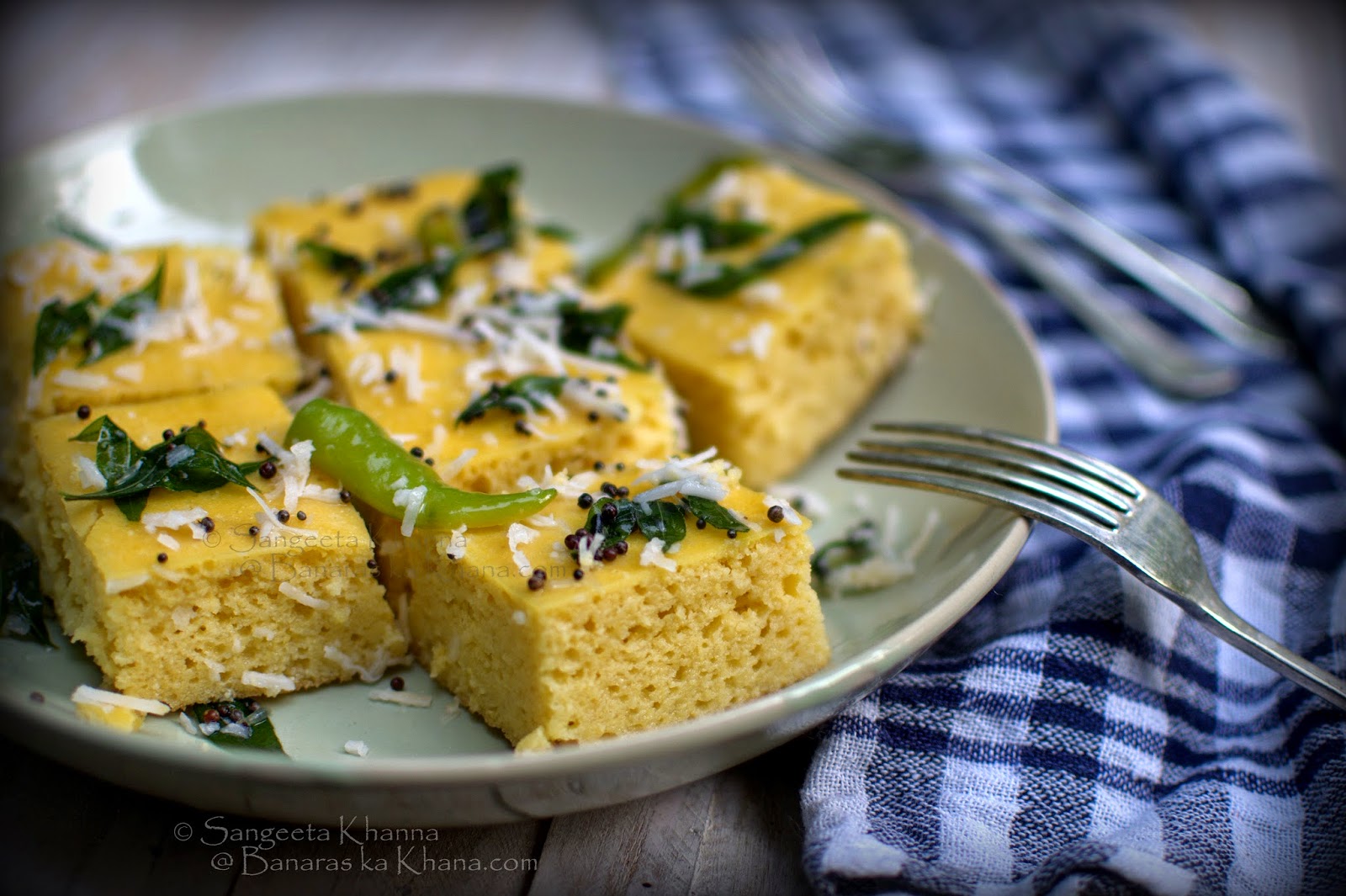 home made instant dhokla ; the gujrati steamed bread