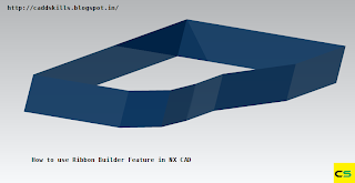 How to use Ribbon Builder Feature in NX CAD | CADDSKILLS