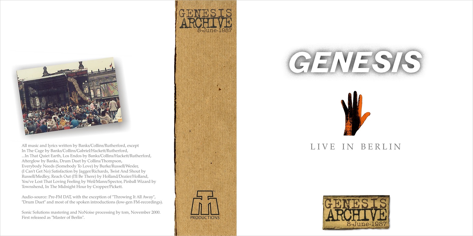 T.U.B.E.: Genesis - 1987-06-08 - Berlin, DE (pre-FM/FLAC)