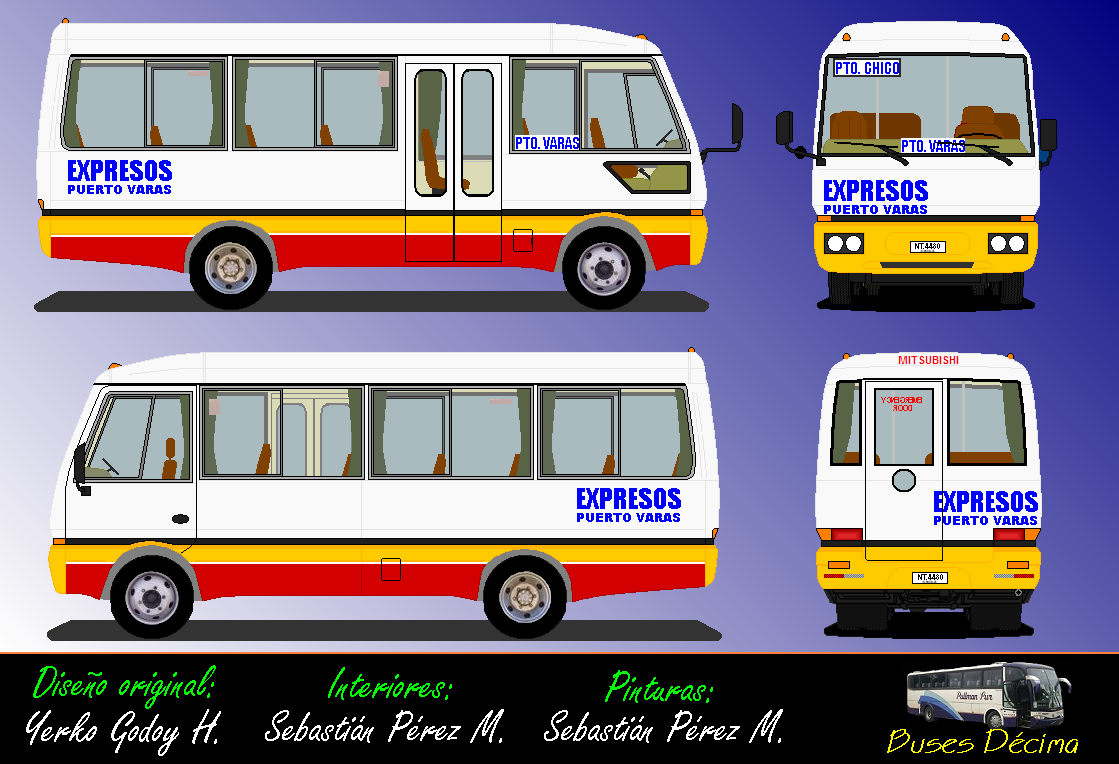 Diseños de Buses del Sur de Chile