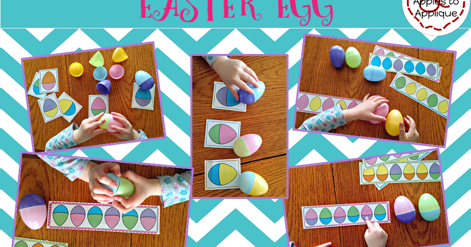 Apples to Applique: Egg Matching and Pattern Activities