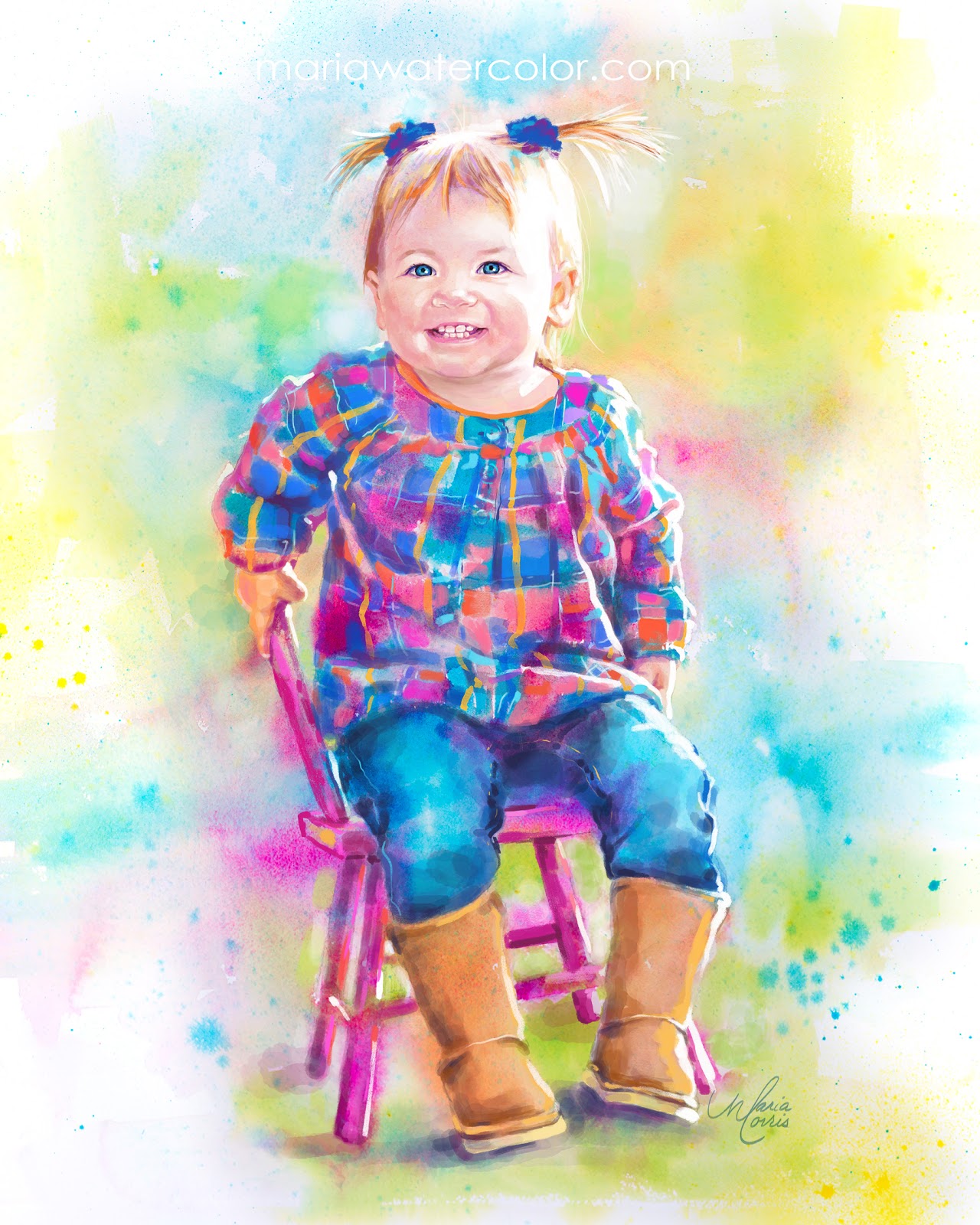 A Little Loveliness: Words of Life: Bible Page Prints from Maria Watercolor