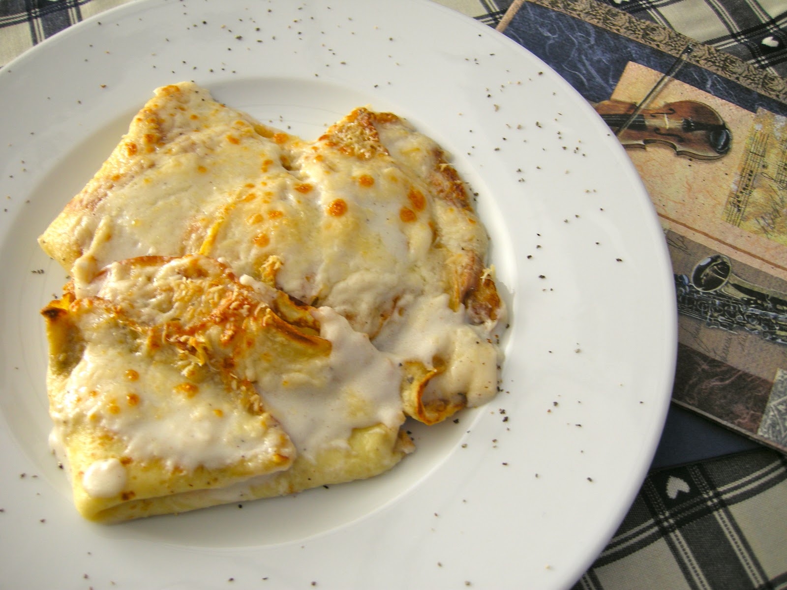 Frullato di ricette: CRESPELLE ALLO SPECK E SCAMORZA AFFUMICATA