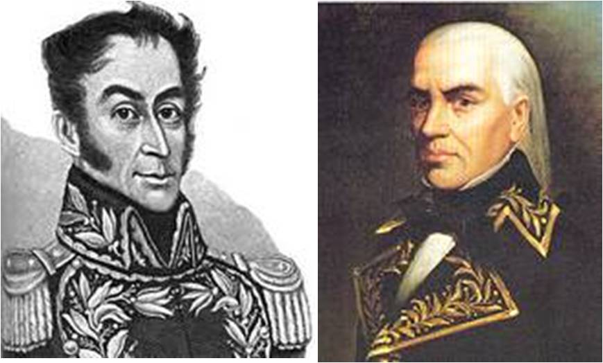 SIMON BOLIVAR COMO CONDUCTOR DE LA EMPRESA EMANCIPADORA
