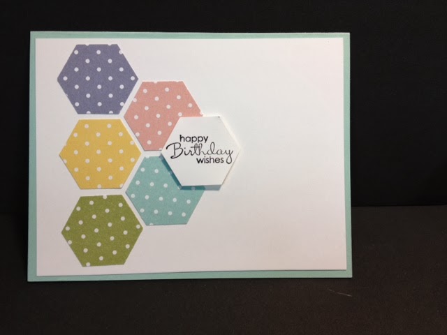 My Creative Corner!: Perfect Pairs & Hexagon Punch Card