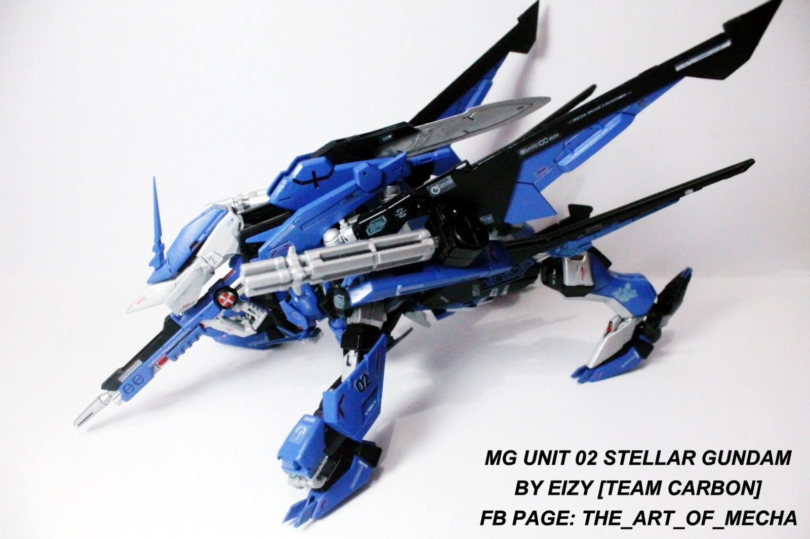 Custom Build: 1/100 UNIT 02 STELLAR GUNDAM (Transformable)