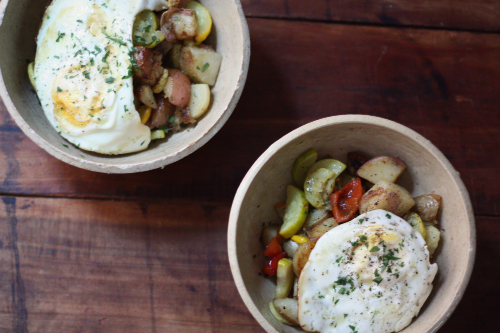 Weekend Brunch Recipe: Summer Vegetable Hash | 17 Apart