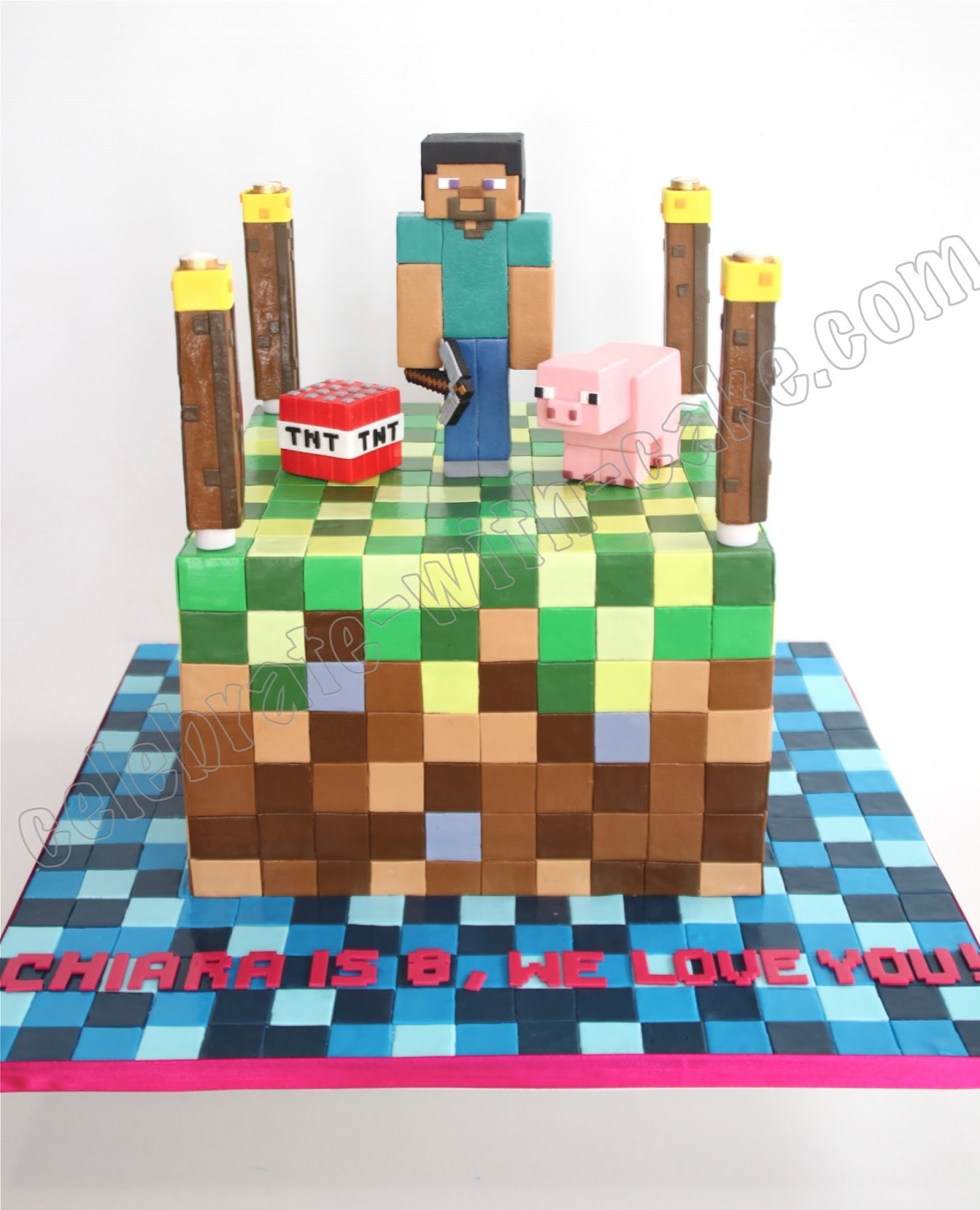 Minecraft Steve Cakes