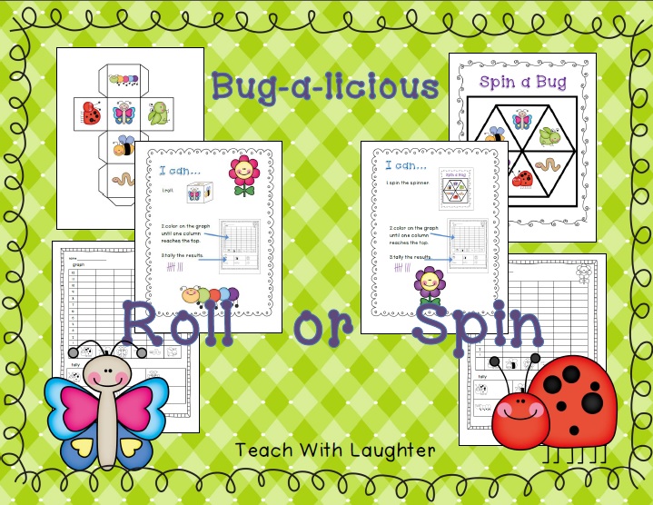 Teach With Laughter: Bug-a-licious Roll (or Spin), Tally and Graph