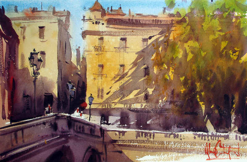 Акварель Alvaro Castagnet, р. 1954, Уругвай: kolybanov — LiveJournal