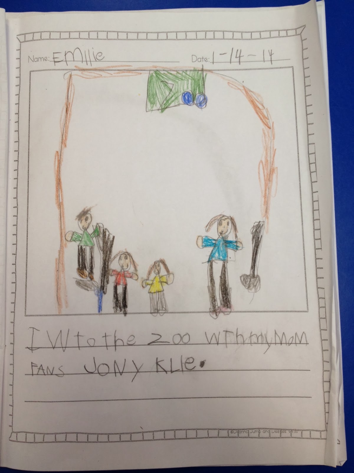 Ms. Sangeorzan's Blog: Kindergarten Narrative Writing