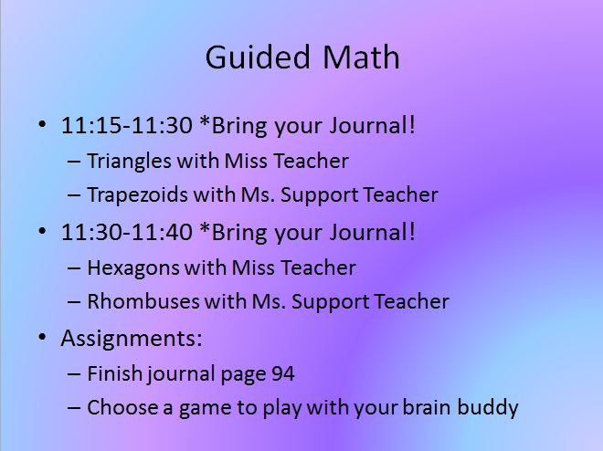 Juice Boxes and Crayolas: Guided Math Without Centers