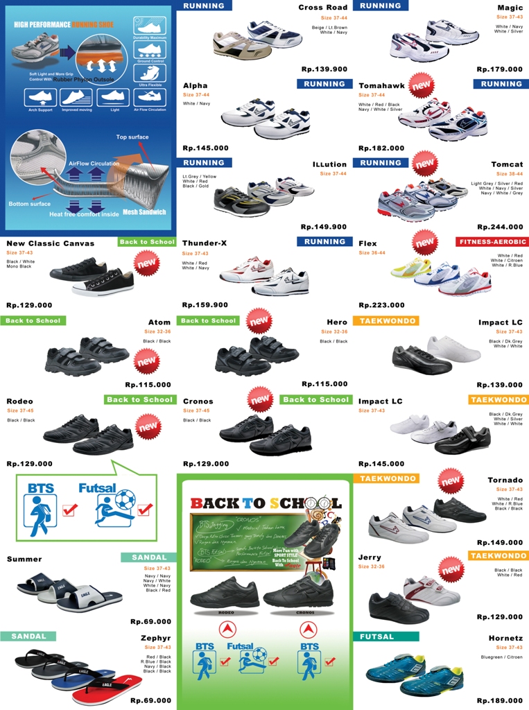 EagleSepatuSport: Katalog Sepatu Eagle 2011