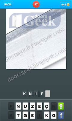 Zoomed In - Photo Word Game Level 47 ~ Doors Geek