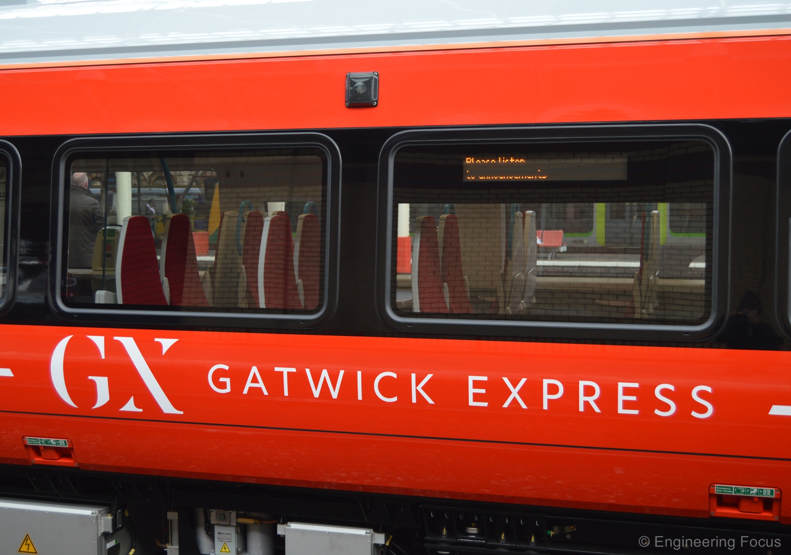 Gatwick Express class 387 on West Coast test