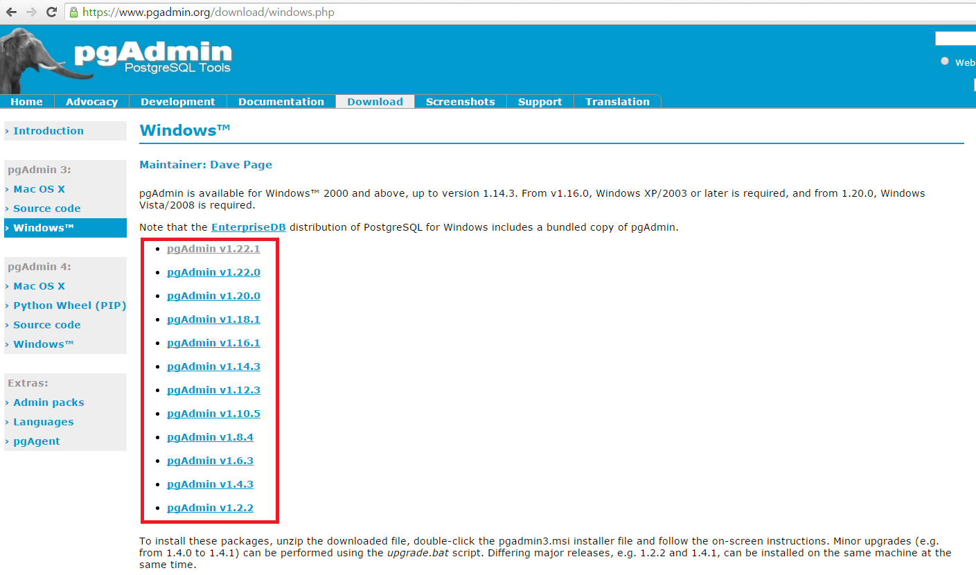 SECURITY: [PostgreSQL] PostgreSQL, pgAdmin3 연동