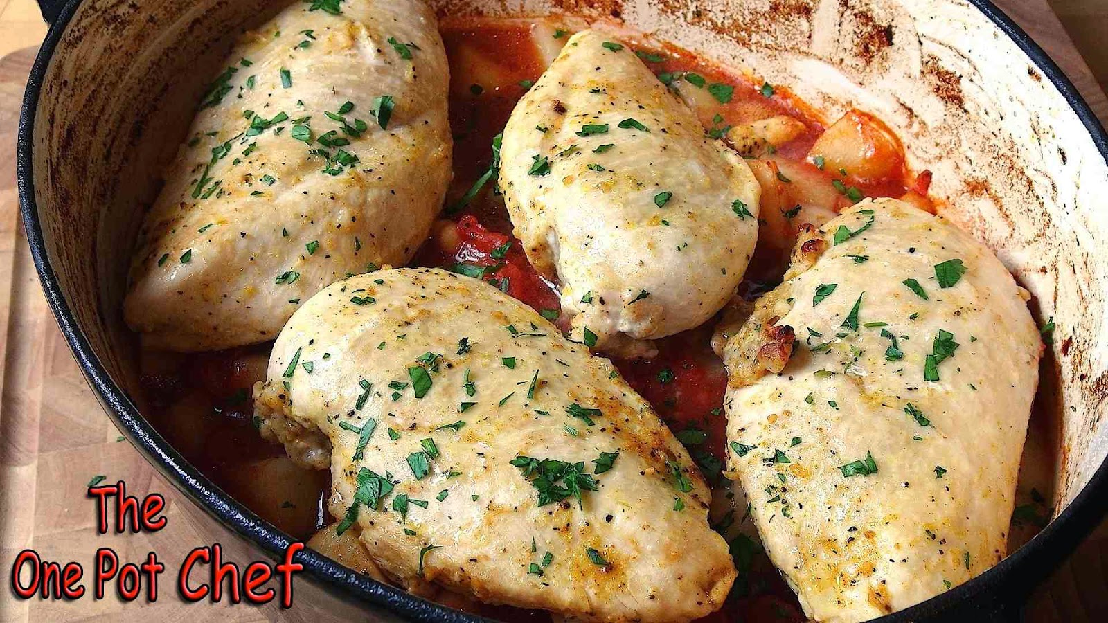 The One Pot Chef Show: One Pot Moroccan Chicken - RECIPE