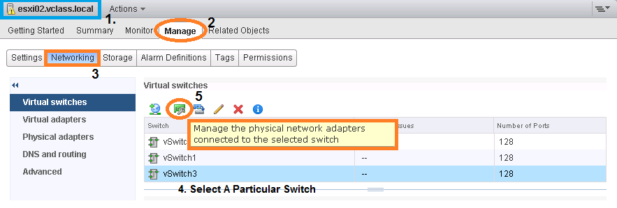 Virtualization The Future: Add/Remove the Physical Adapter From vSwitch ...