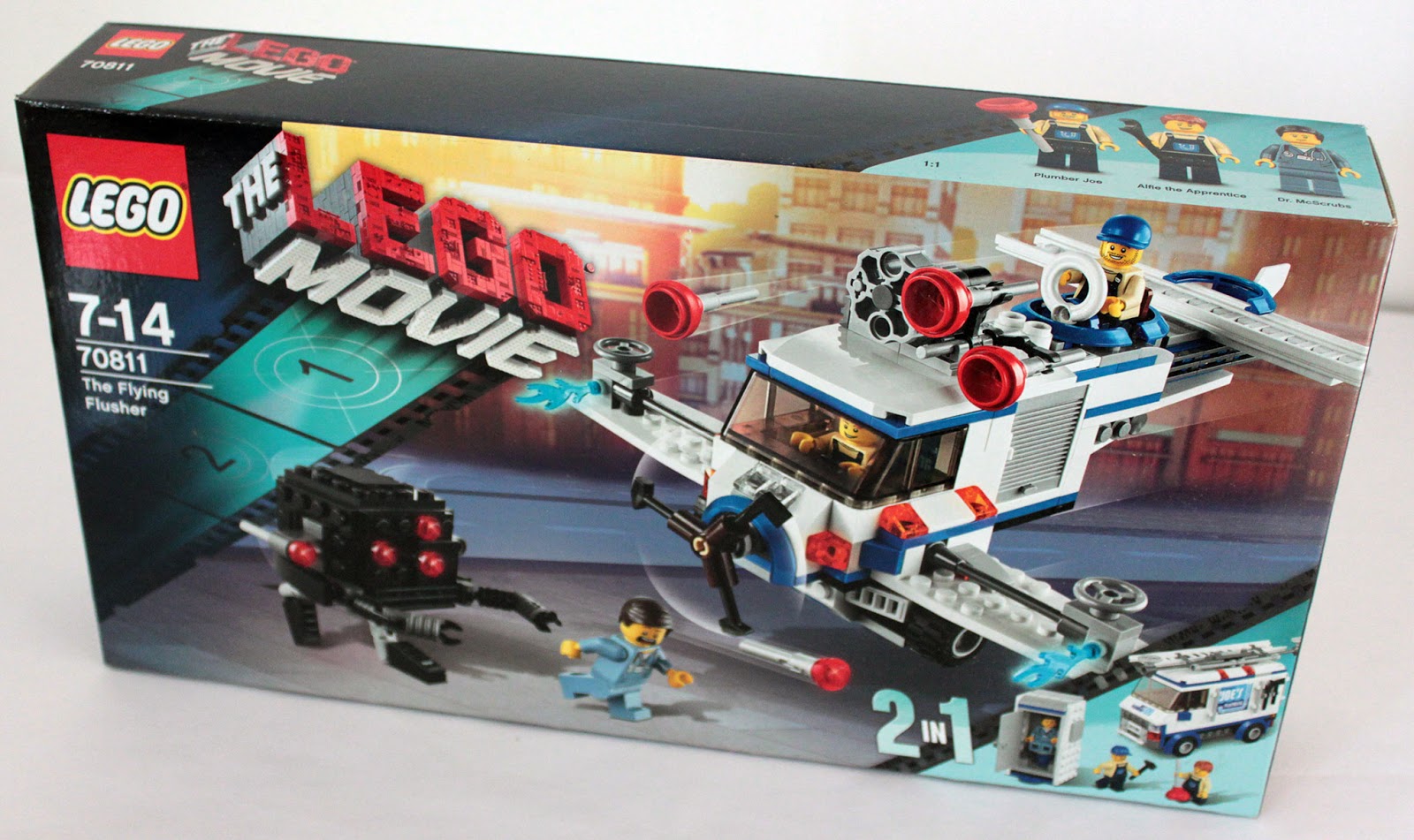 lubo creative bricks: LEGO® MOVIE #70811 - THE FLYING FLUSHER