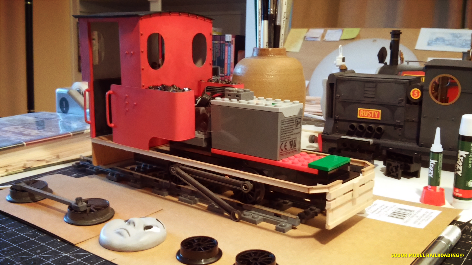 SodorModelRailroading: Scratch-Building Duncan | 16mm Scale